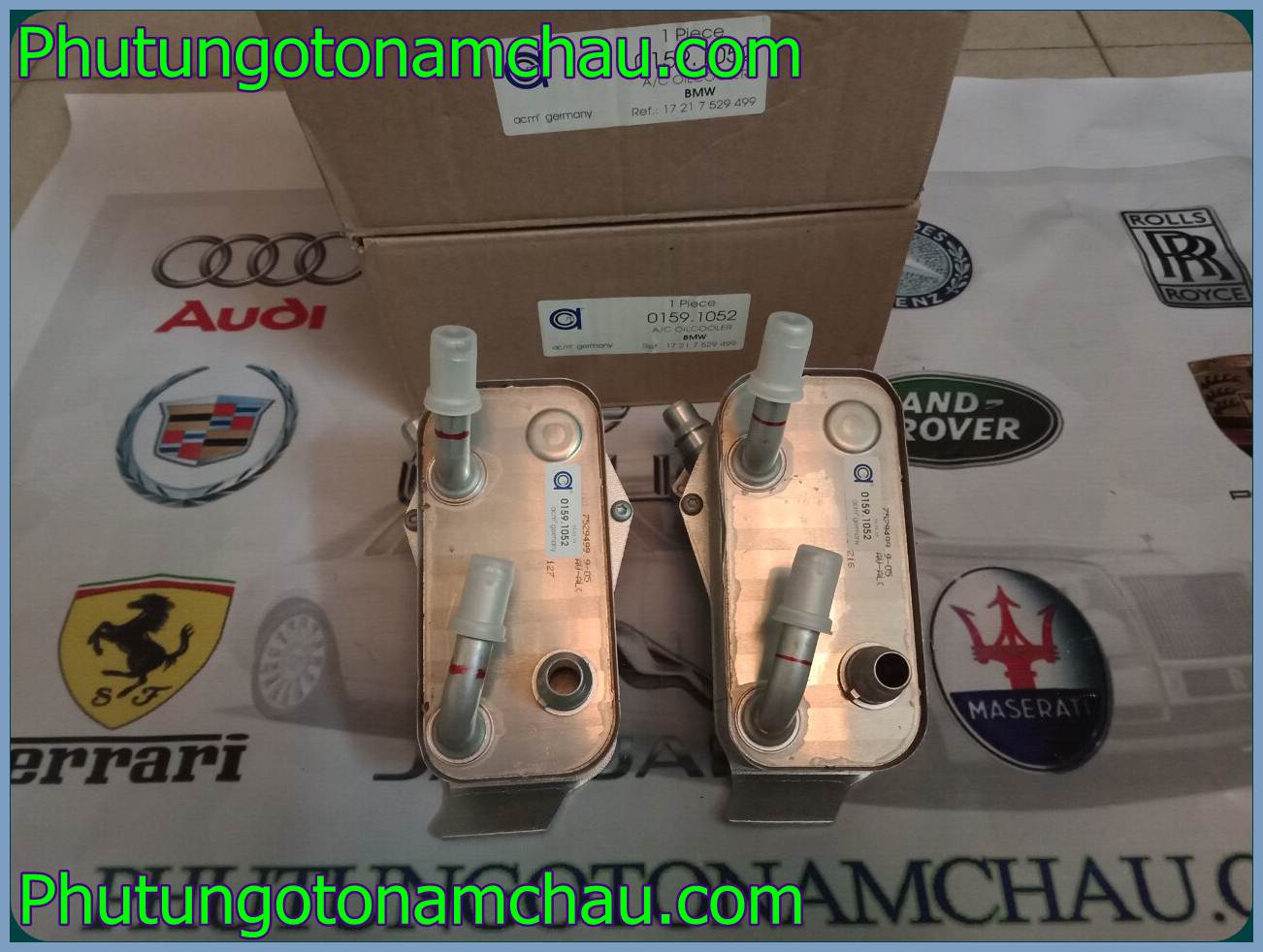 Két Làm Mát Dầu Số BMW E90 17217529499-Phụ tùng ô tô NĂM CHÂU